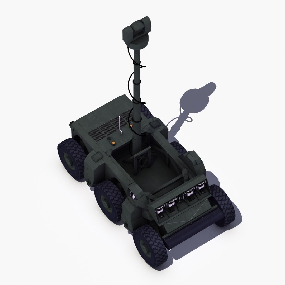 Crusher Vehicle Robot Ugv 3ds