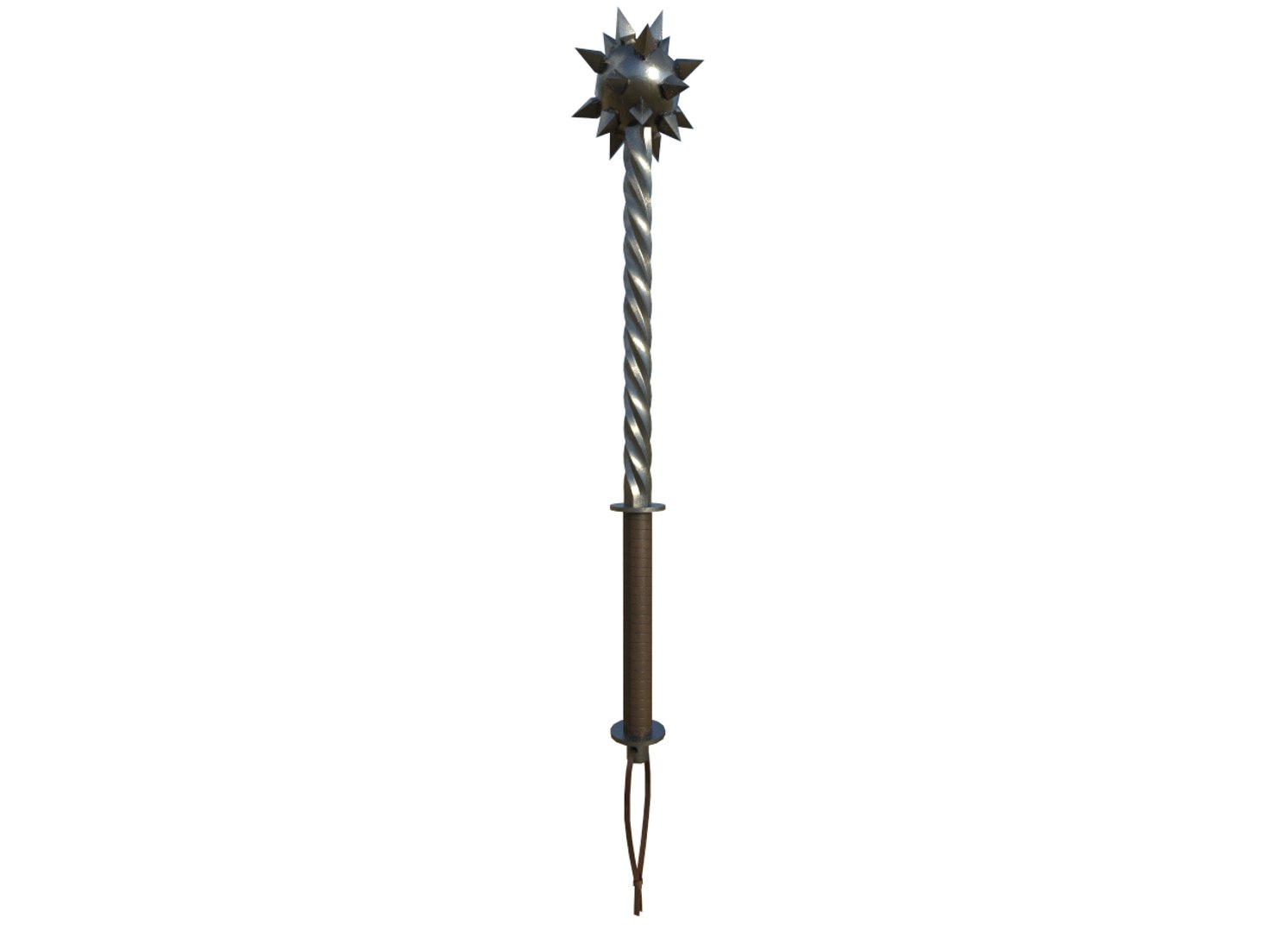 3d medieval mace morgenstern model