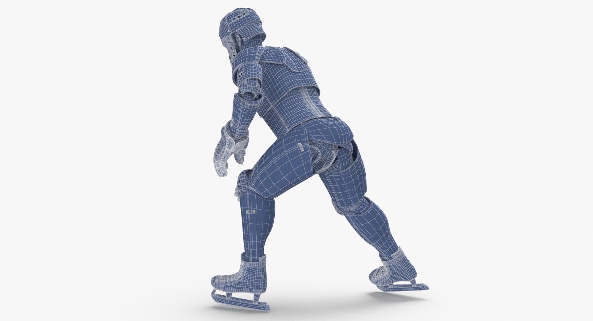 Hummanoid Hockey Player Pose 3D Model - TurboSquid 1585445