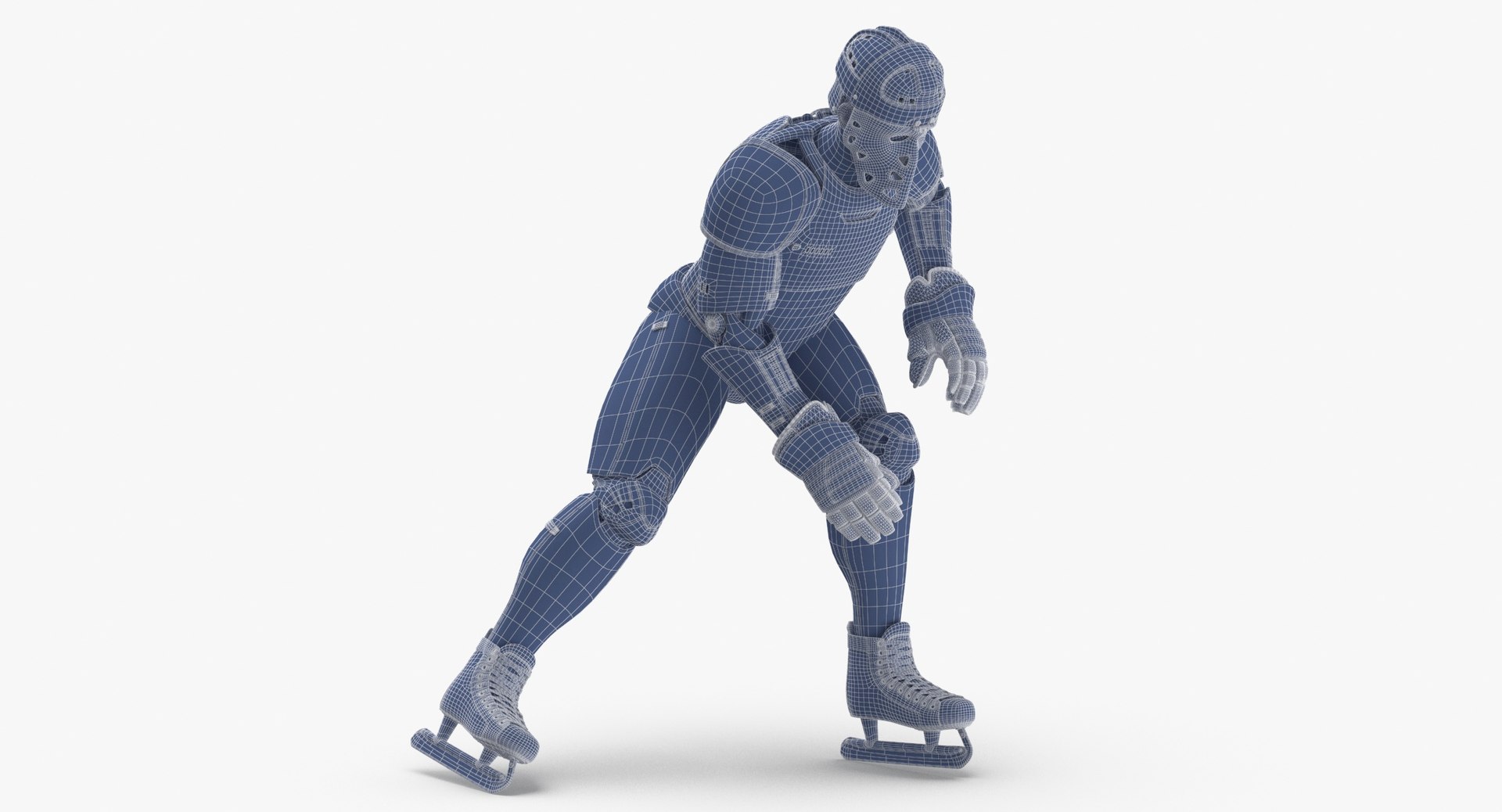 Hummanoid Hockey Player Pose 3D Model - TurboSquid 1585445