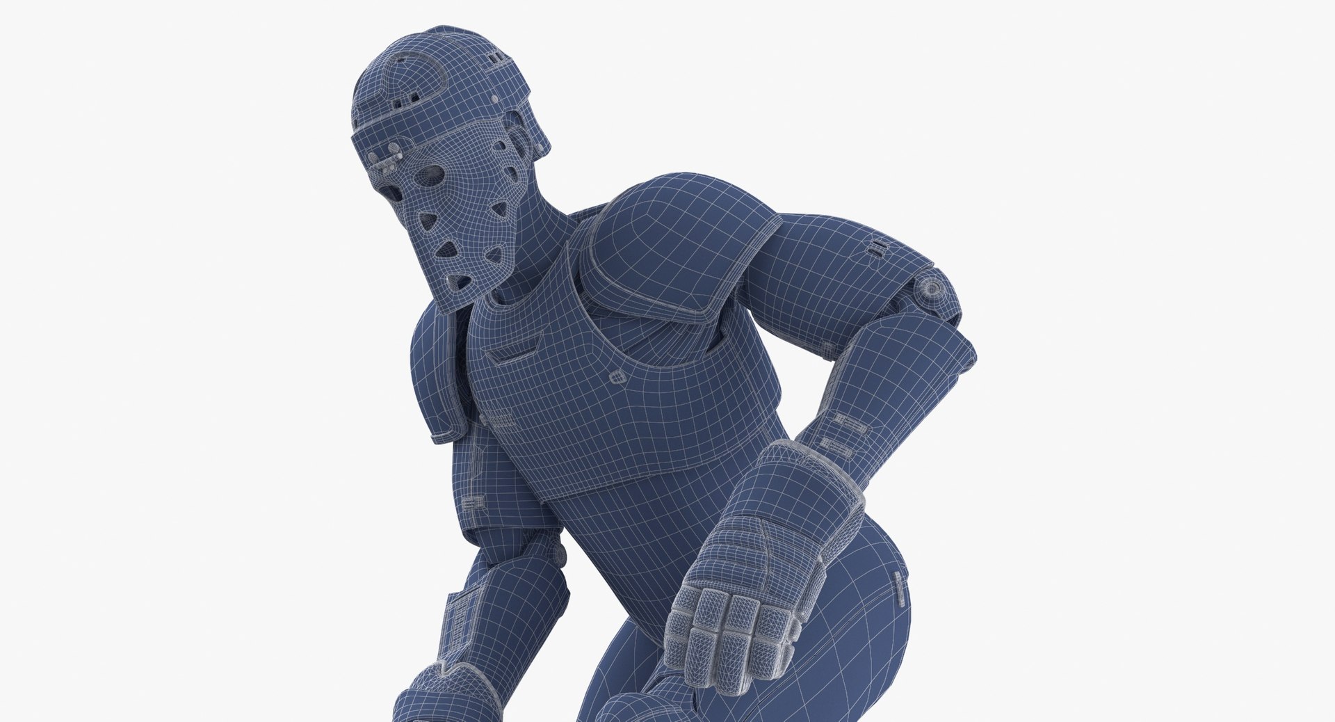 Hummanoid hockey player pose 3D model - TurboSquid 1585445