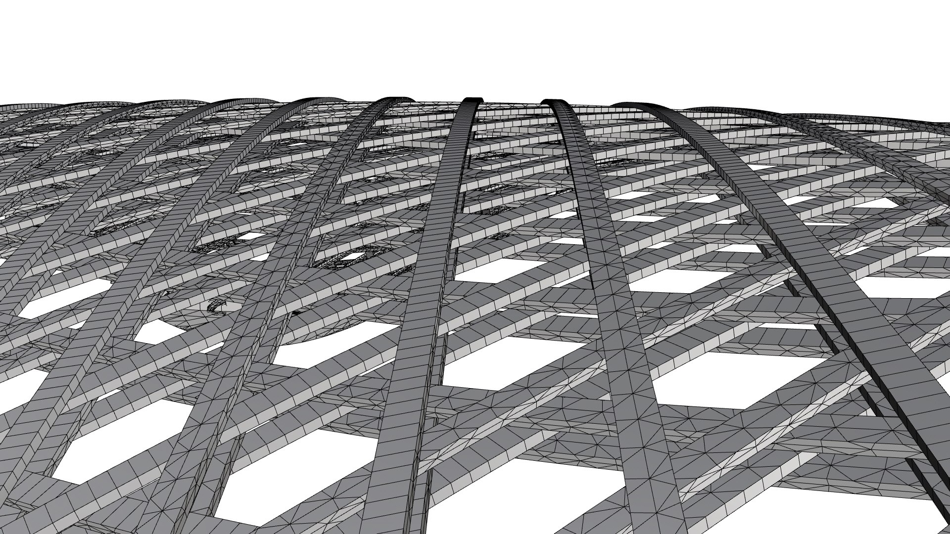 Elastic GridShell Structure 3 3D Model - TurboSquid 2340564