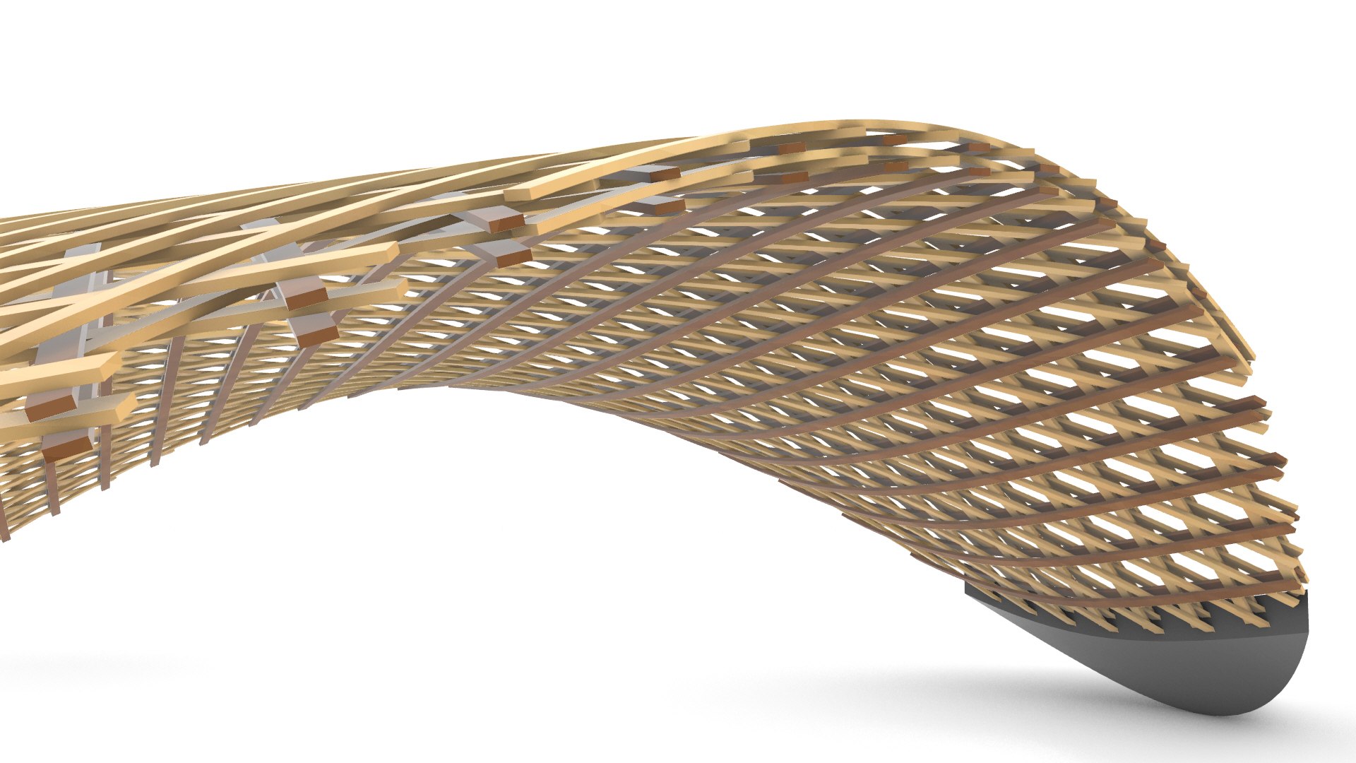 Elastic GridShell Structure 3 3D Model - TurboSquid 2340564