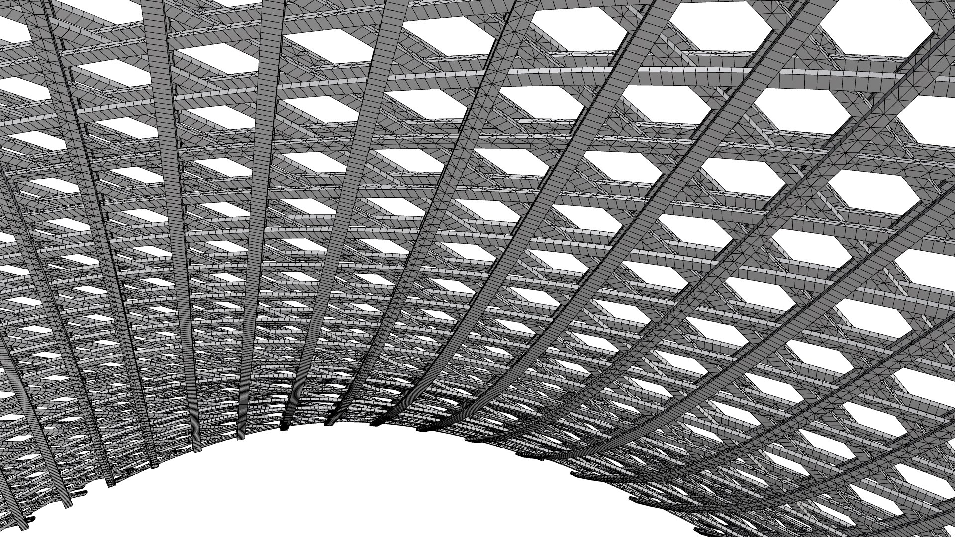 Elastic GridShell Structure 3 3D Model - TurboSquid 2340564