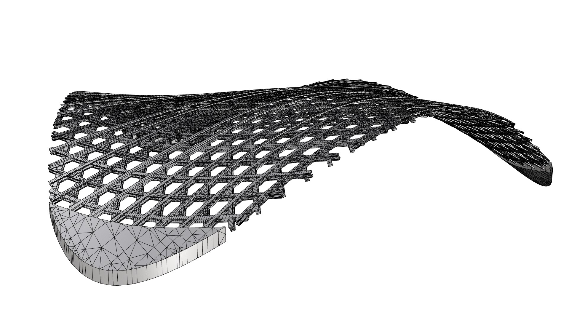 Elastic GridShell Structure 3 3D Model - TurboSquid 2340564