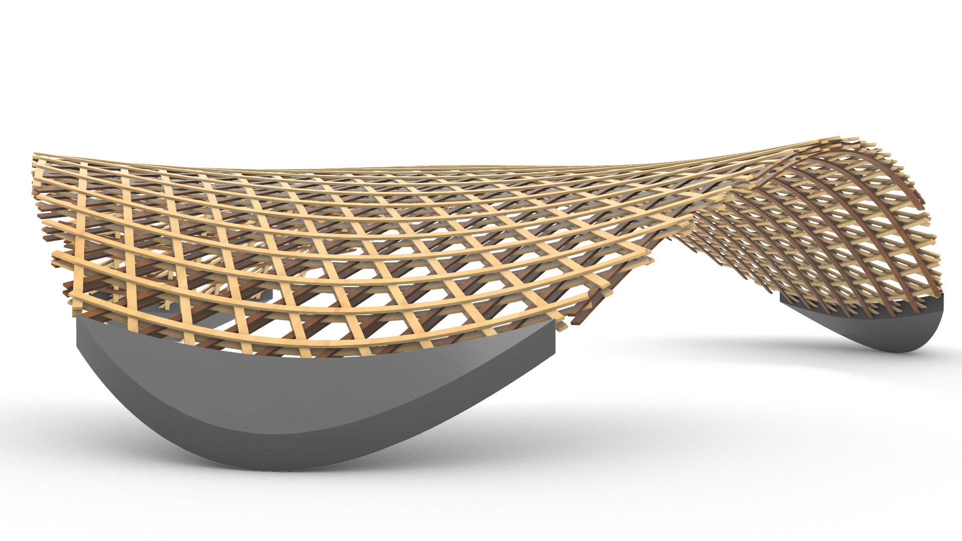 Elastic GridShell Structure 3 3D Model - TurboSquid 2340564