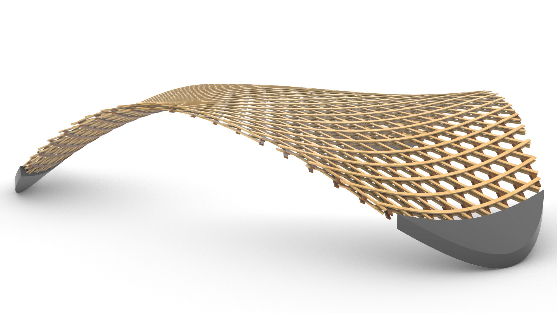 Elastic GridShell Structure 3 3D Model - TurboSquid 2340564