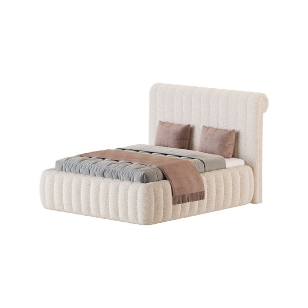 modelo 3d Casa Padrino cama doble de lujo - TurboSquid 2216059