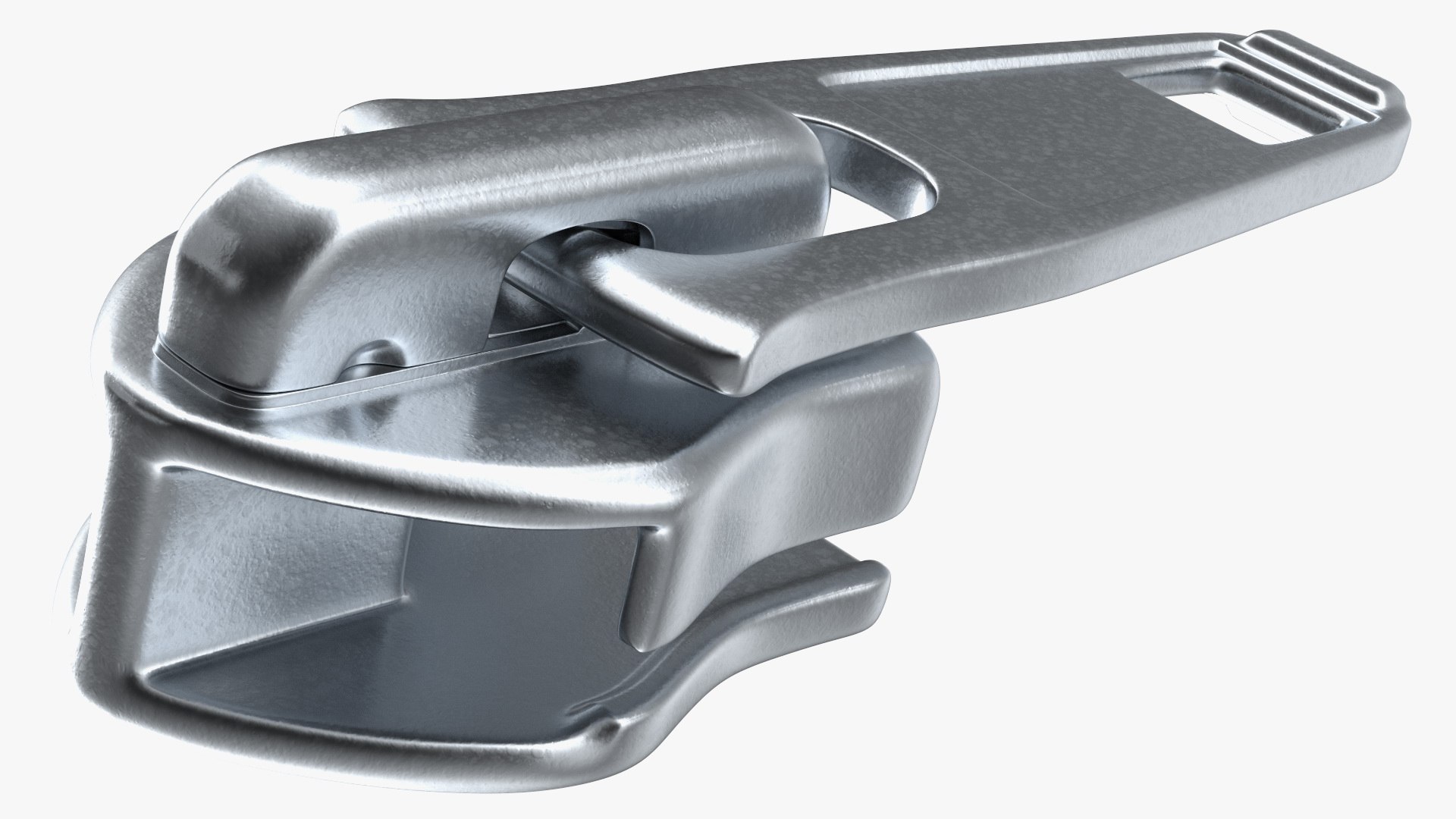 Coil Zipper Slider Metal 3D Model - TurboSquid 1821171