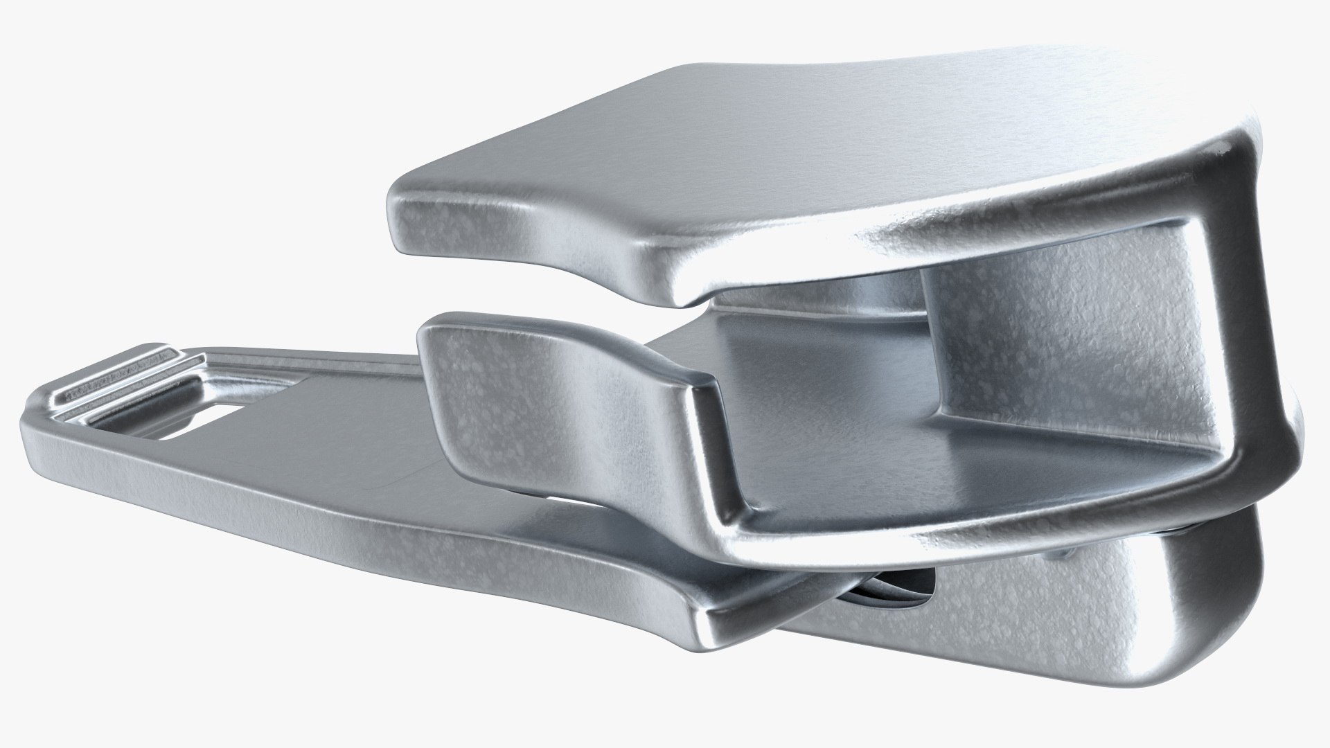 Coil Zipper Slider Metal 3D Model - TurboSquid 1821171