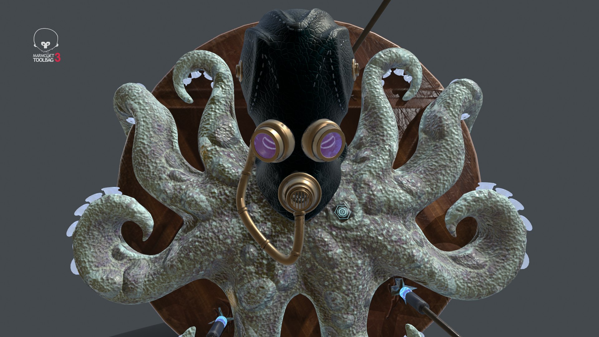 3D Model Fearless Octopus - TurboSquid 1588457