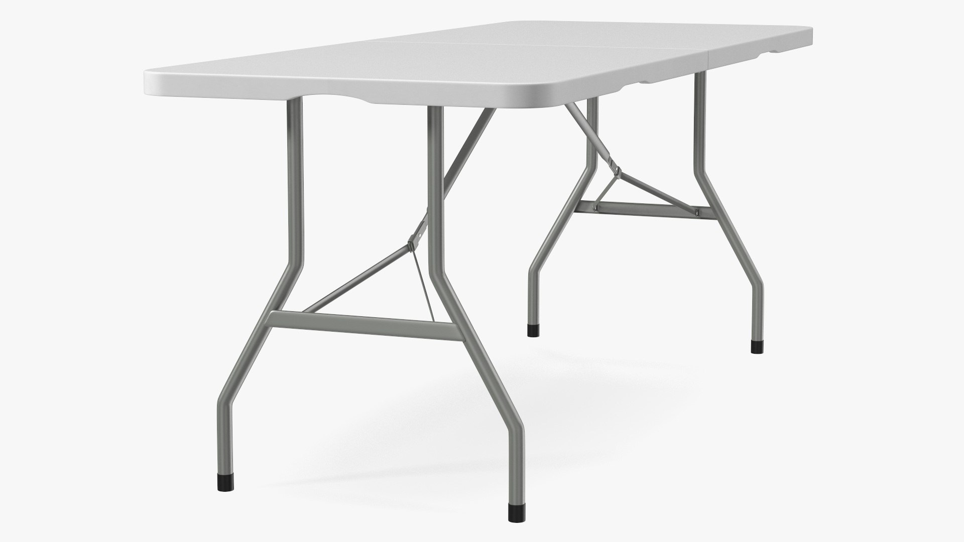 3D White Folding Table - TurboSquid 2105604