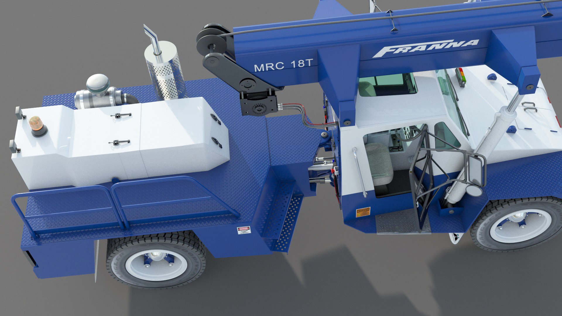 3D Franna 18t Crane Model - TurboSquid 2335531