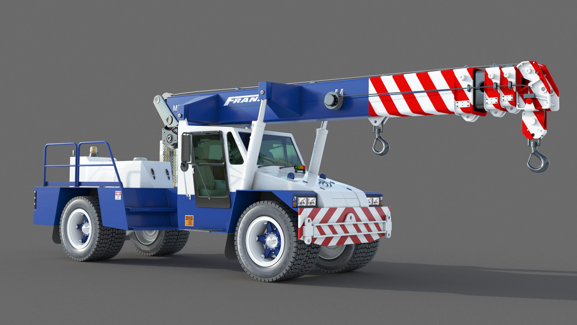 3D Franna 18t Crane Model - TurboSquid 2335531