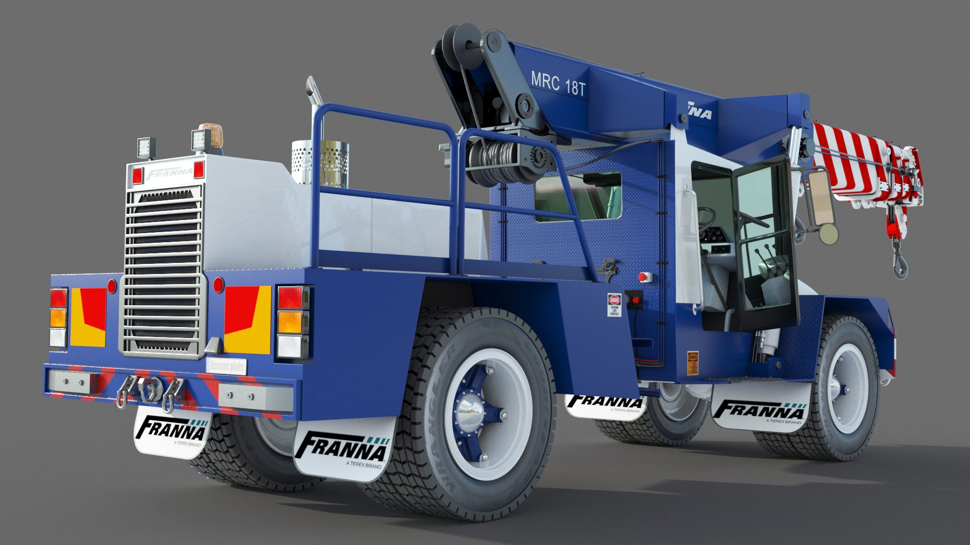 3D Franna 18t Crane Model - TurboSquid 2335531