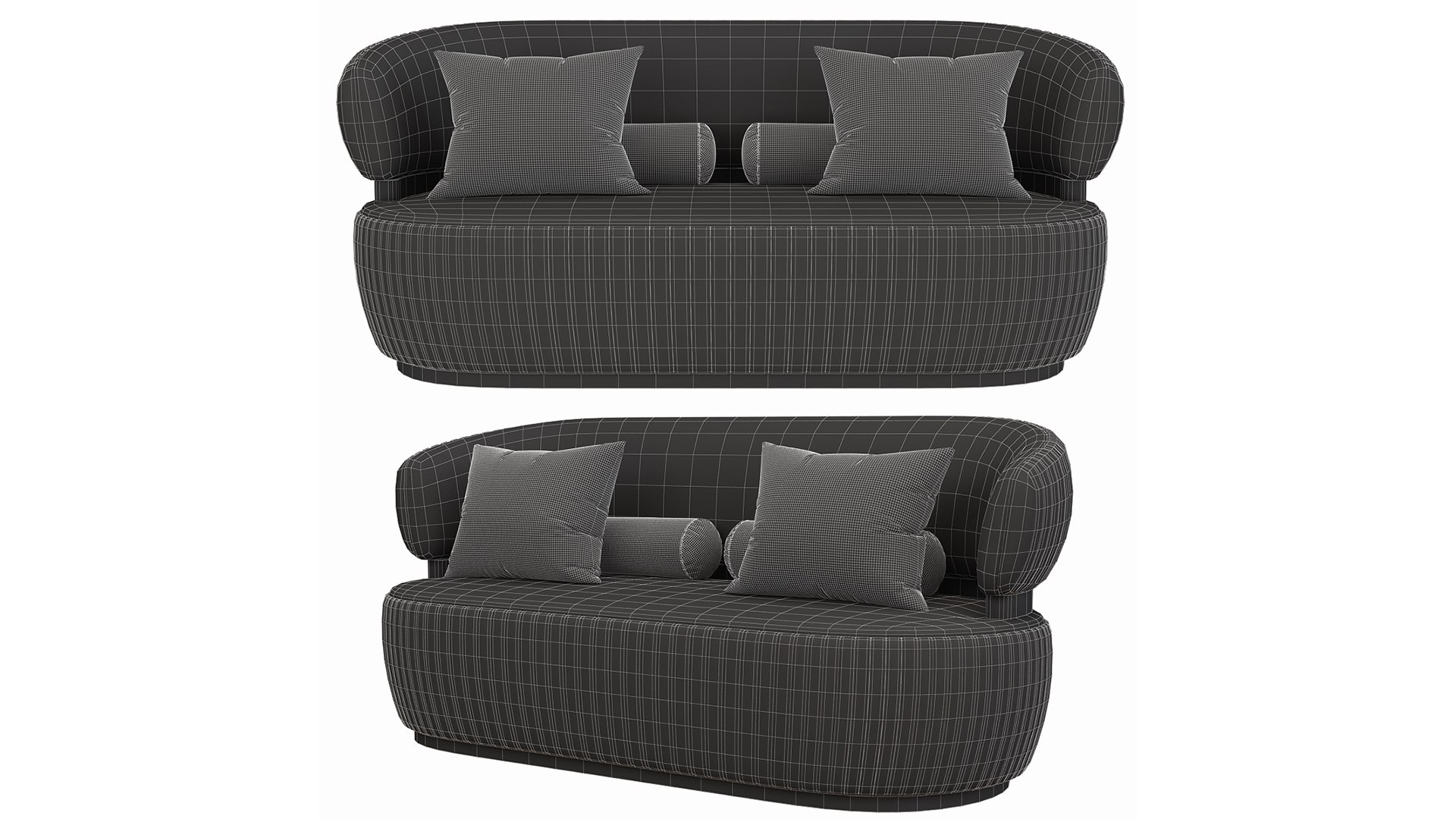 3D Model BON TON Capital Collection Sofa - TurboSquid 1823330