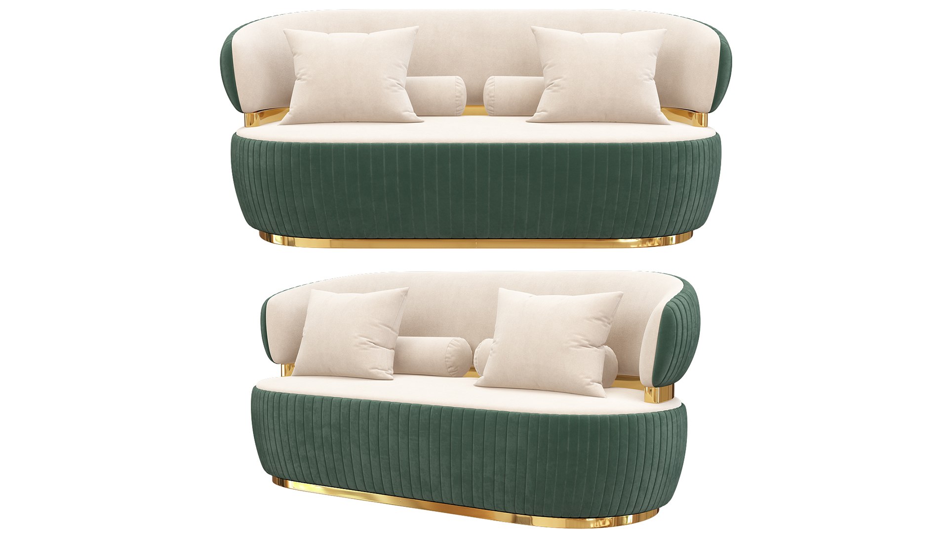 3D Model BON TON Capital Collection Sofa - TurboSquid 1823330