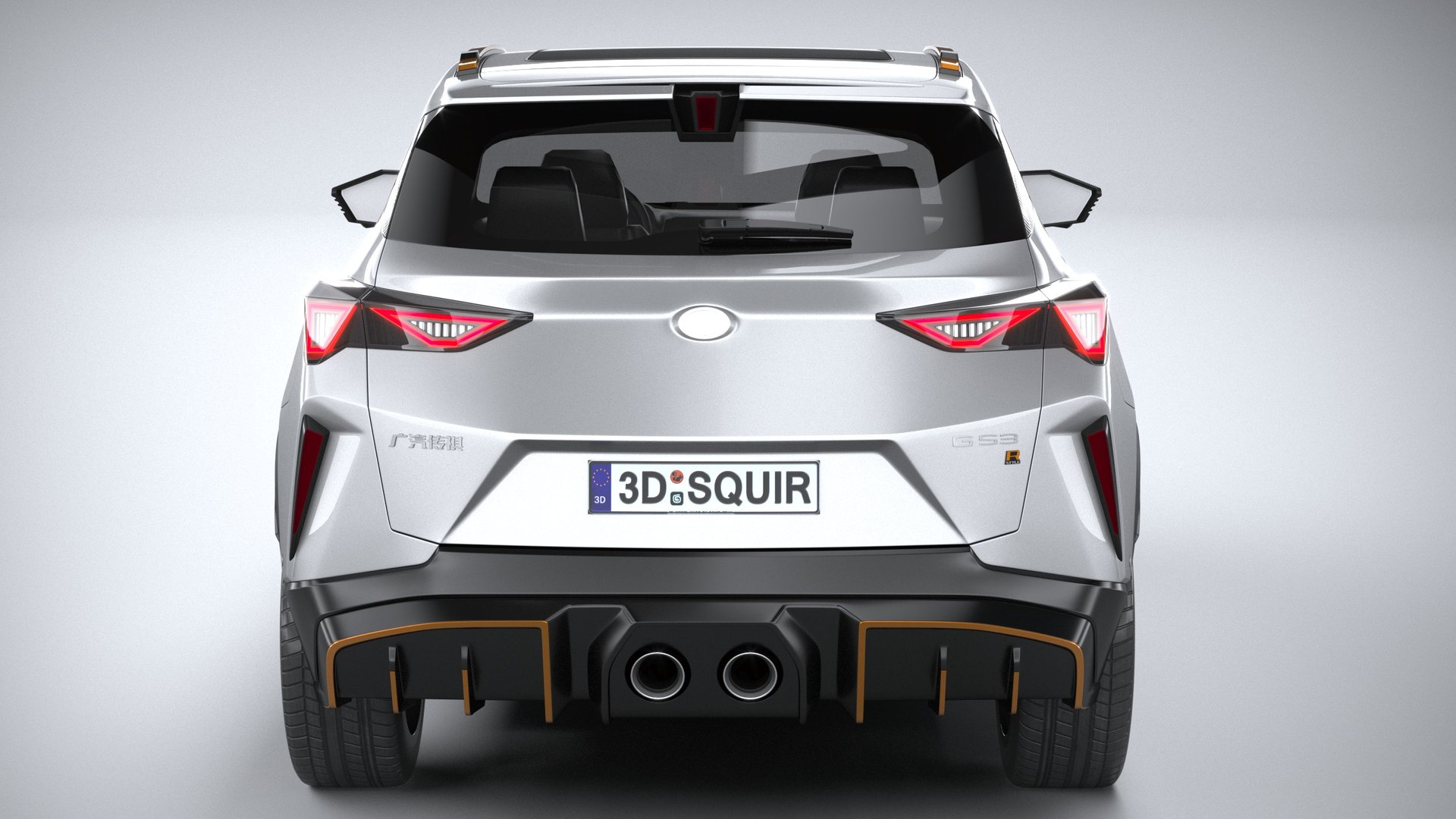 GAC GS3 2023 R Style 3D - TurboSquid 2025916