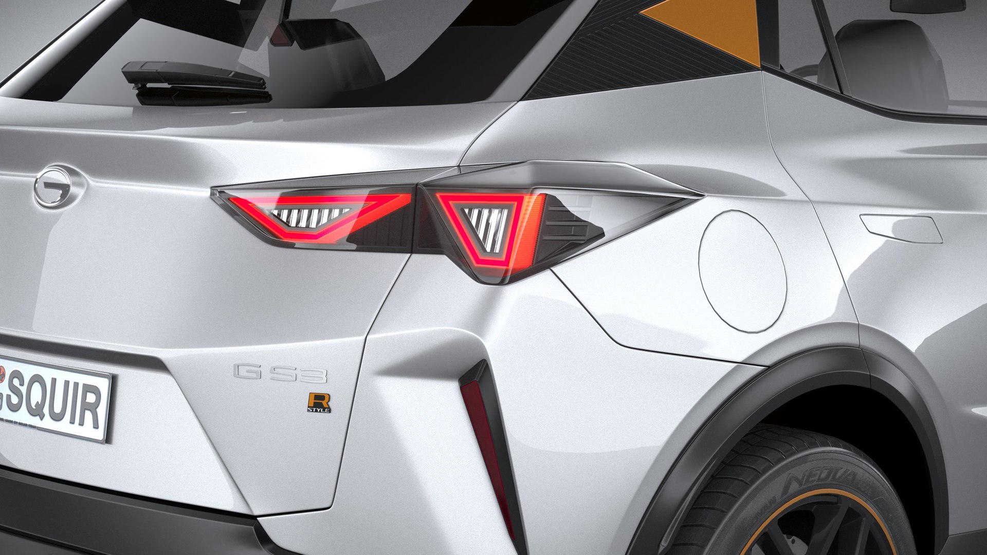 GAC GS3 2023 R Style 3D - TurboSquid 2025916