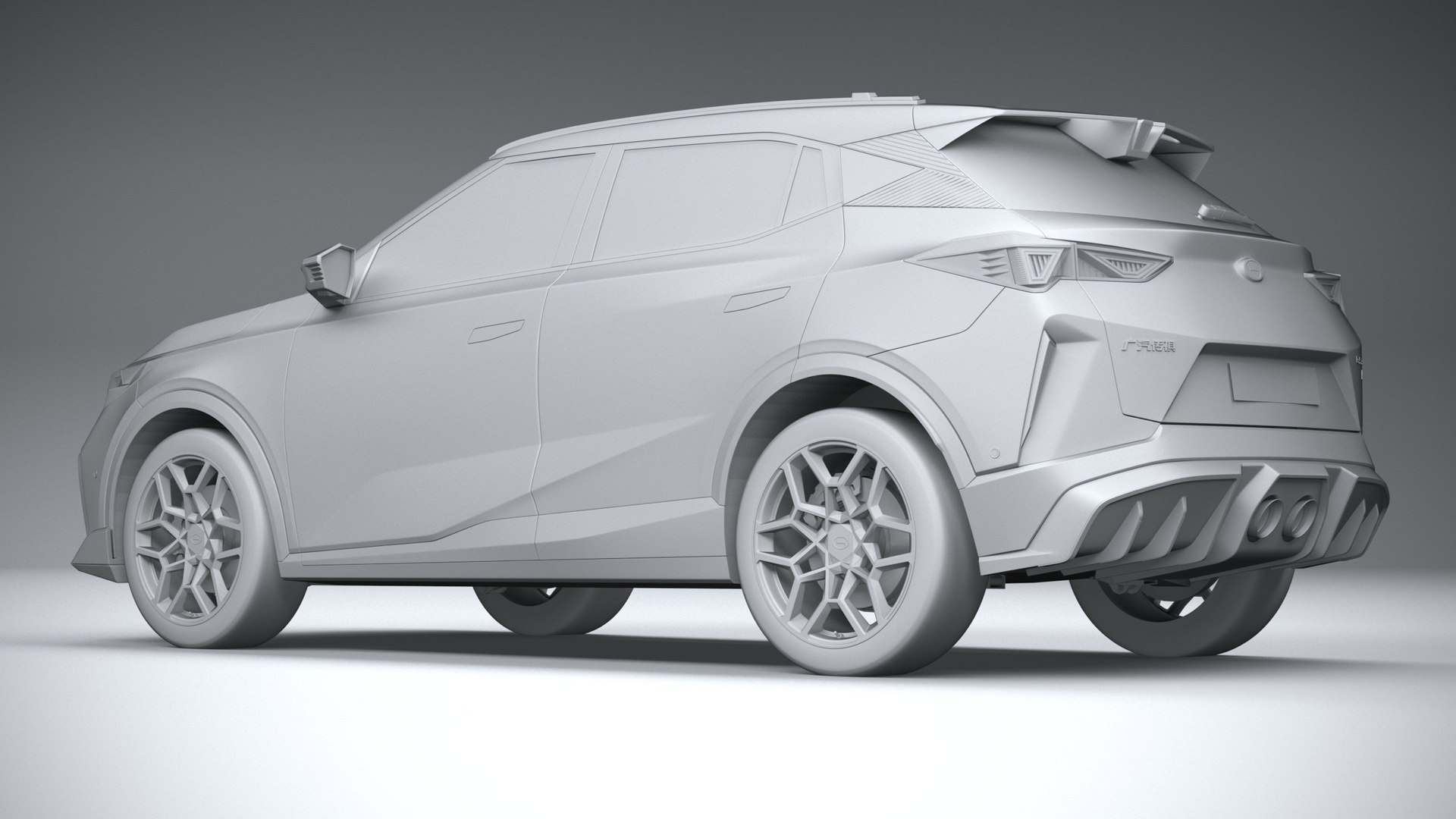 GAC GS3 2023 R Style 3D - TurboSquid 2025916