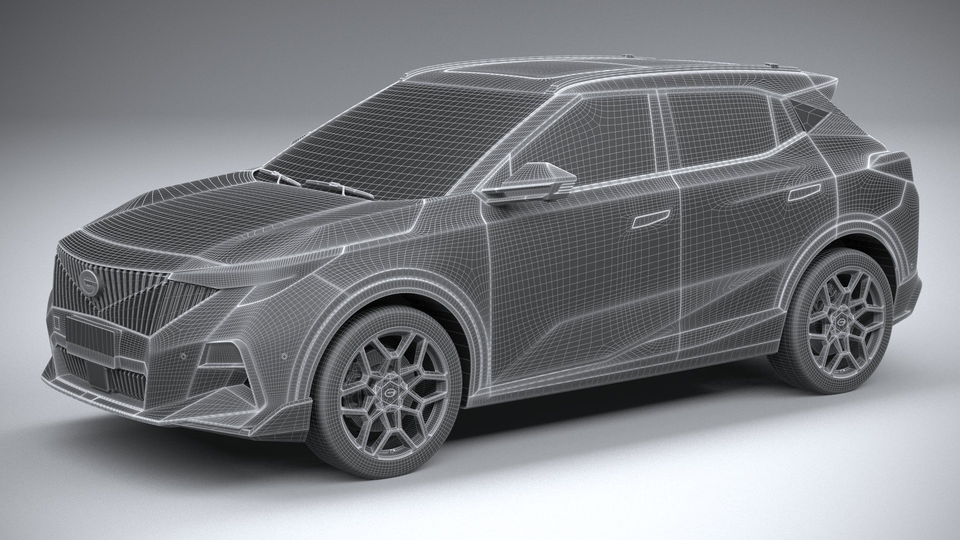 GAC GS3 2023 R Style 3D - TurboSquid 2025916