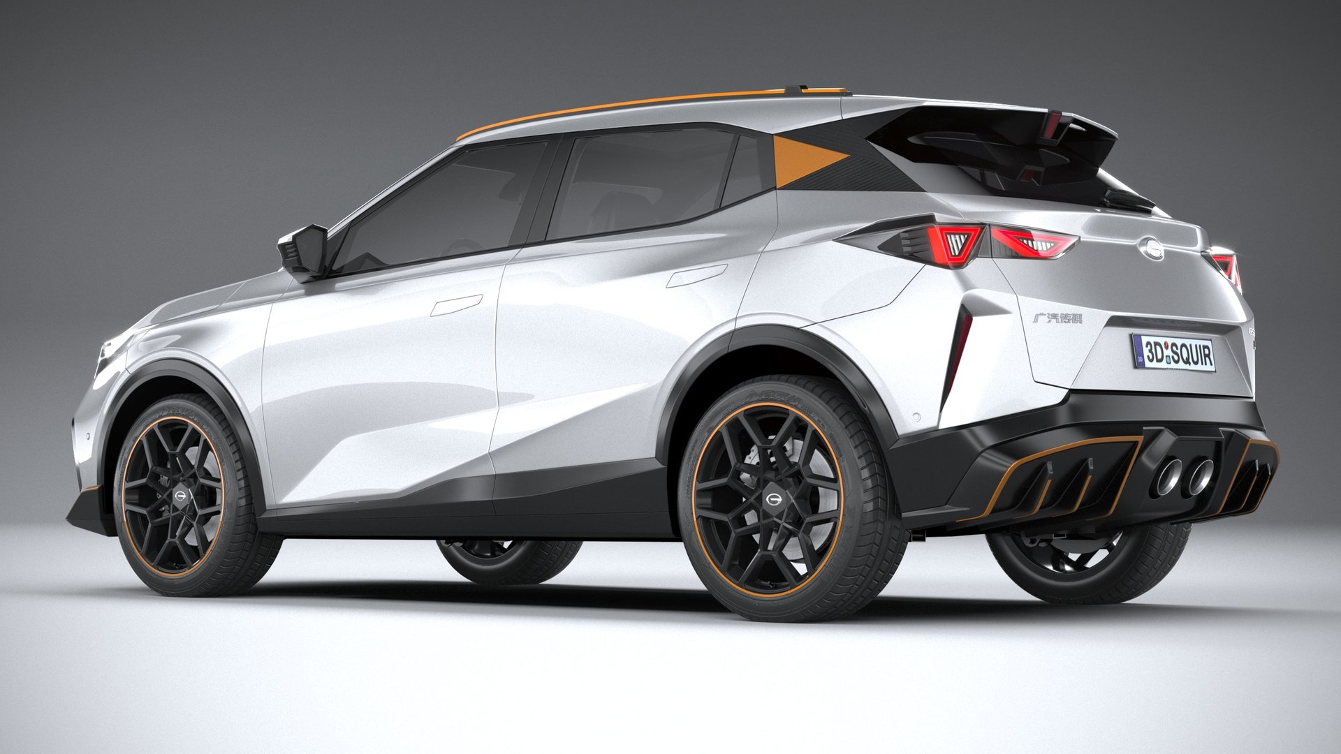 GAC GS3 2023 R Style 3D - TurboSquid 2025916