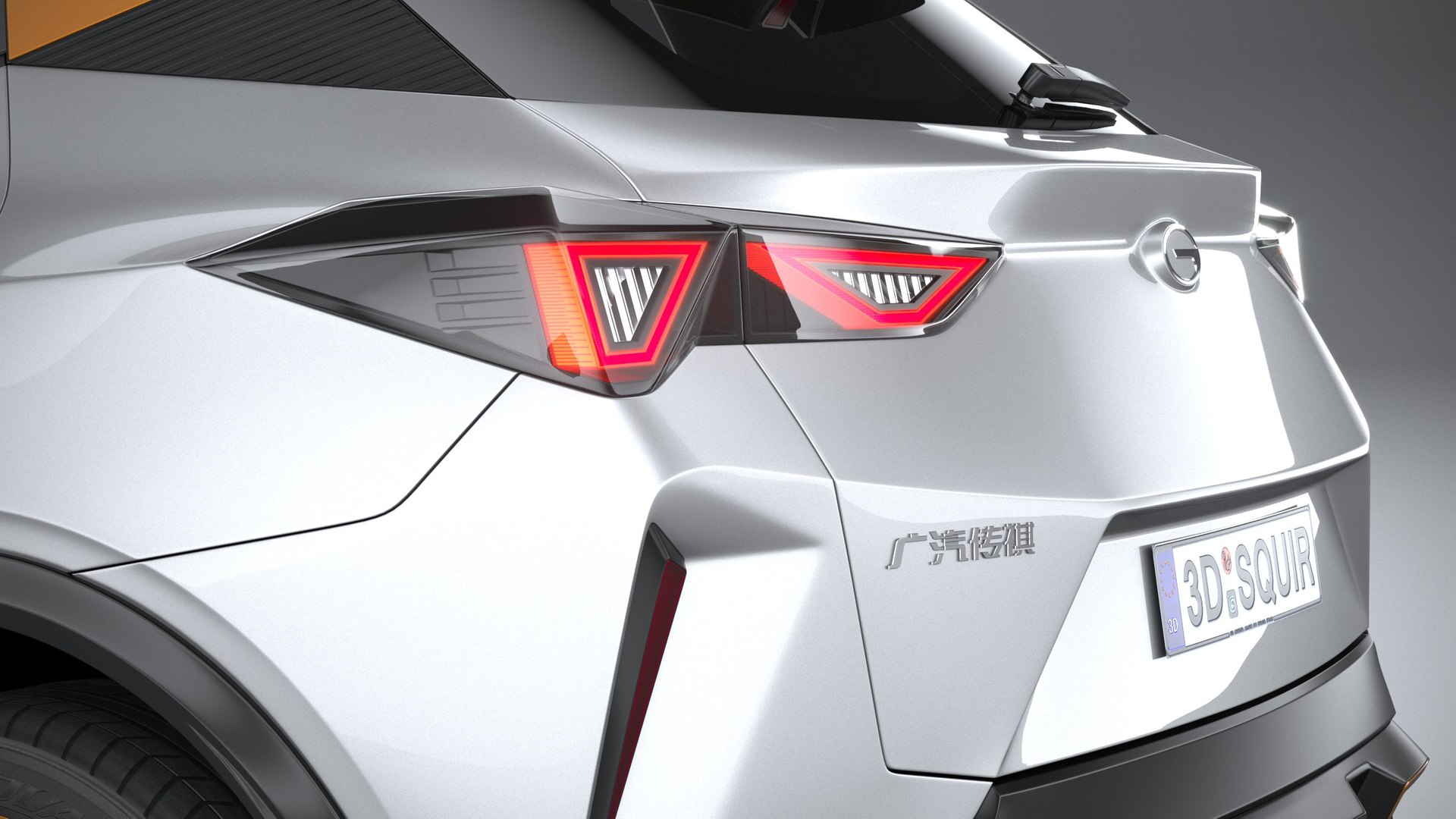 GAC GS3 2023 R Style 3D - TurboSquid 2025916