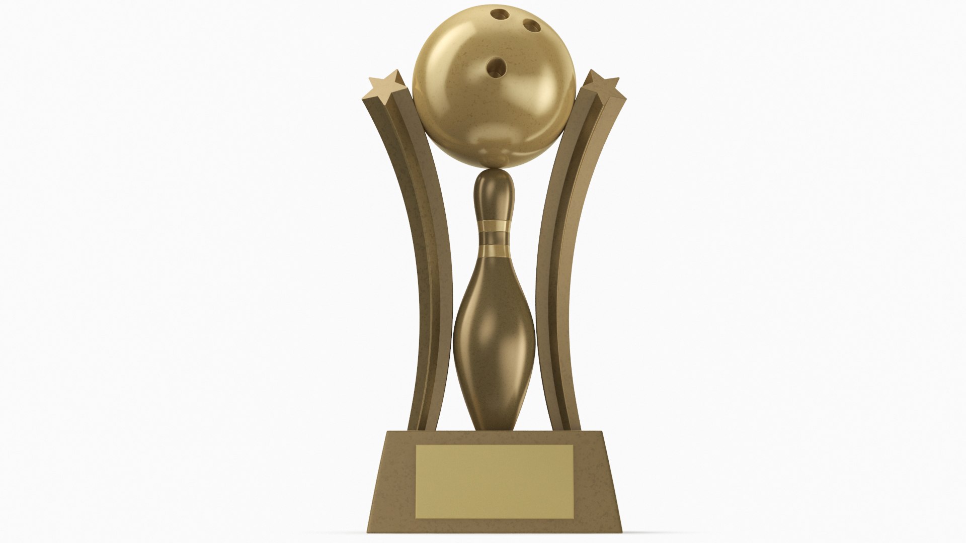 3D Bowling Trophy Model - TurboSquid 2113258