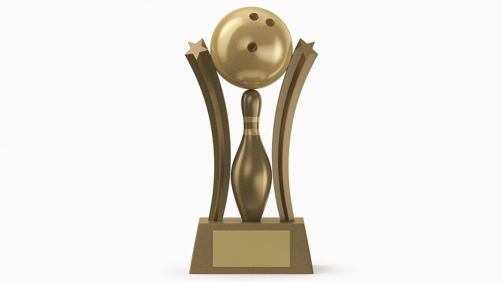 3D Bowling Trophy Model - TurboSquid 2113258
