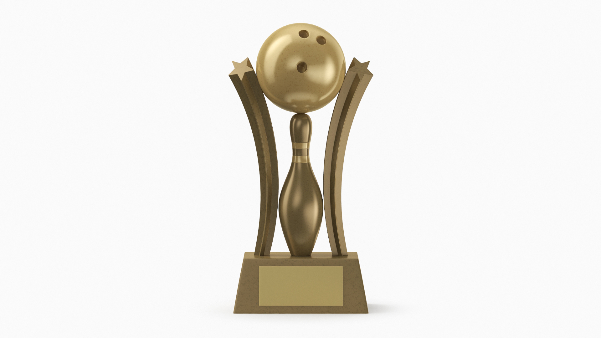 3D Bowling Trophy Model - TurboSquid 2113258