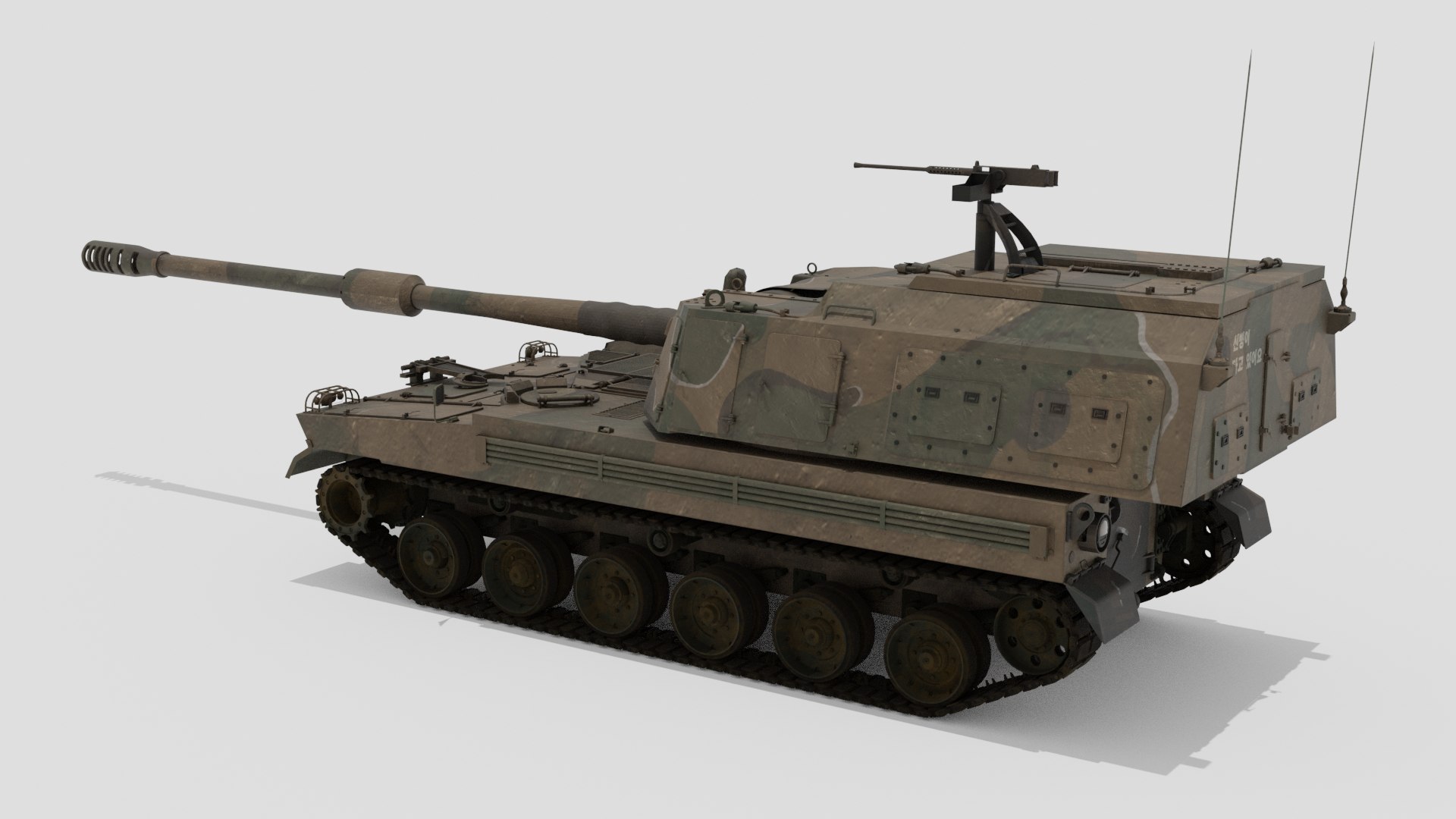 3D Korea tank K9A2 model - TurboSquid 2183765