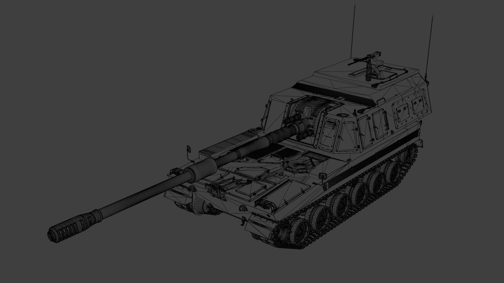 3D Korea tank K9A2 model - TurboSquid 2183765