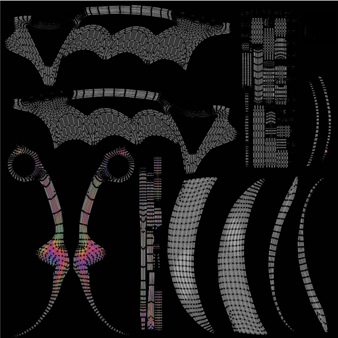 3D Model Colourful Karambit Knife Pbr - TurboSquid 1692321