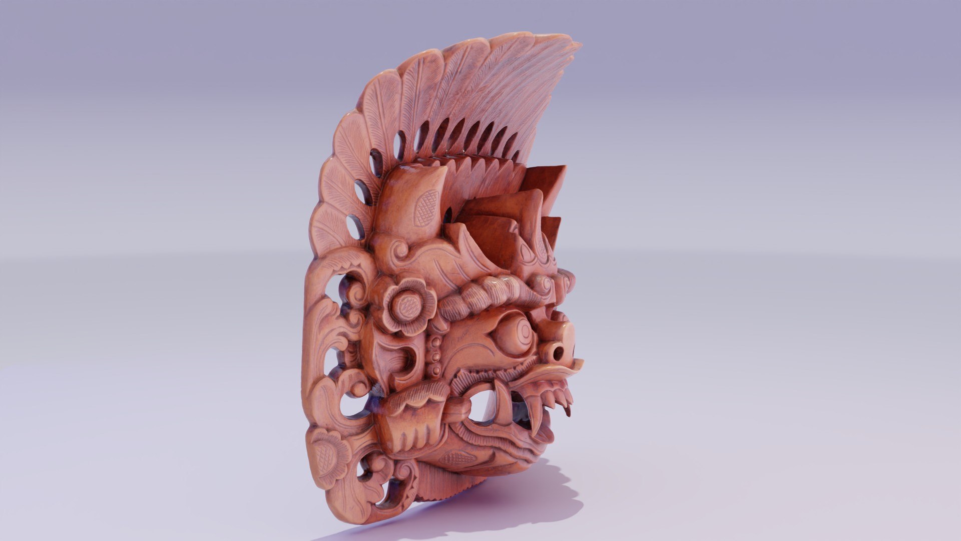 3D African Mask 03 Hy Poly 3D Model - TurboSquid 1753044