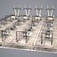 3d Electrical Substation Model