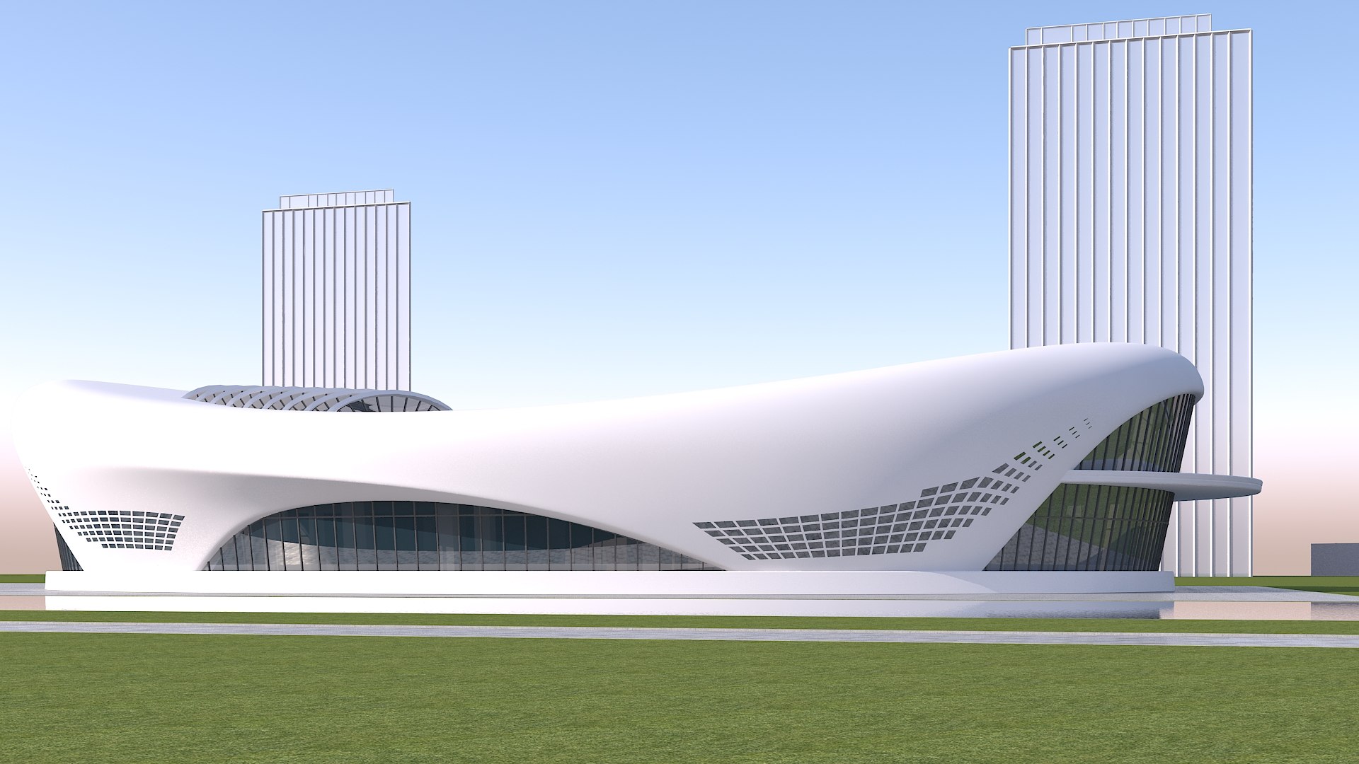 3D Future Building 06 - TurboSquid 2169887