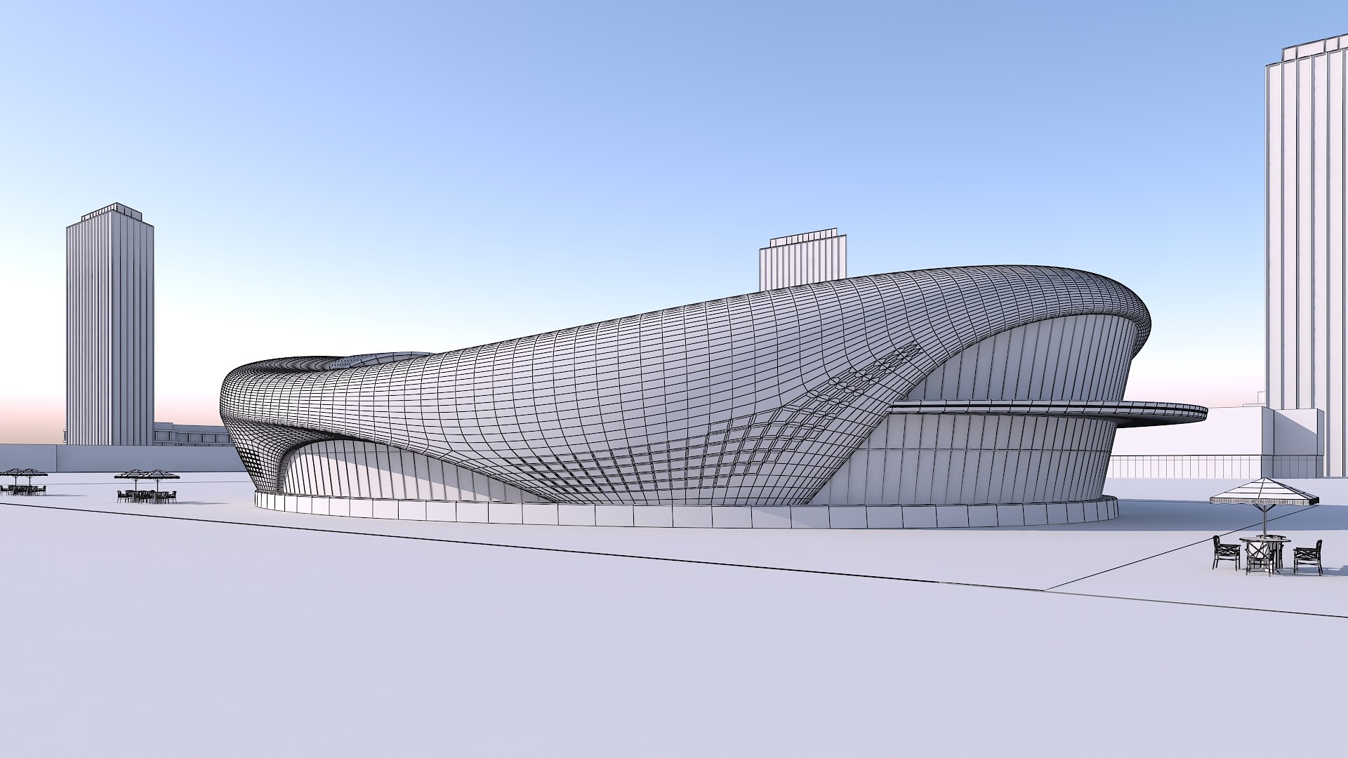 3D Future Building 06 - TurboSquid 2169887