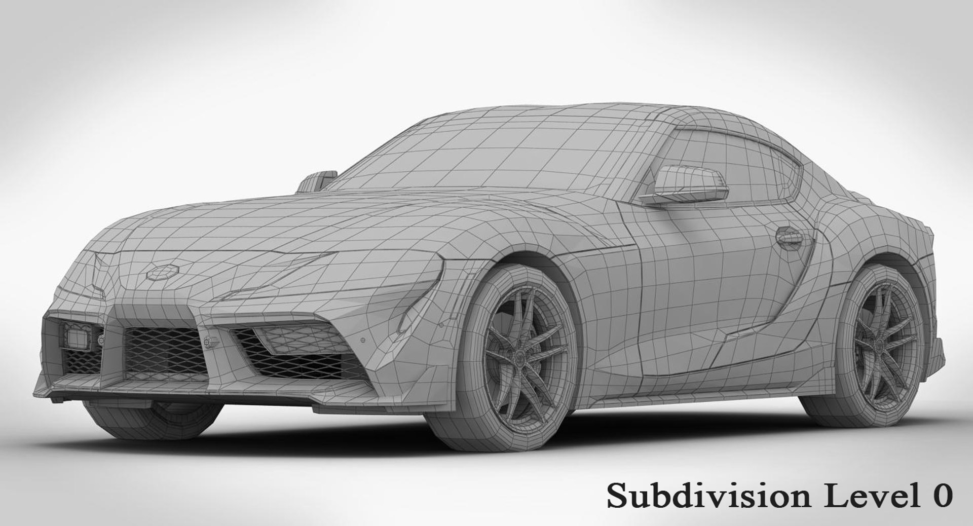 3D toyota supra gr model - TurboSquid 1455356