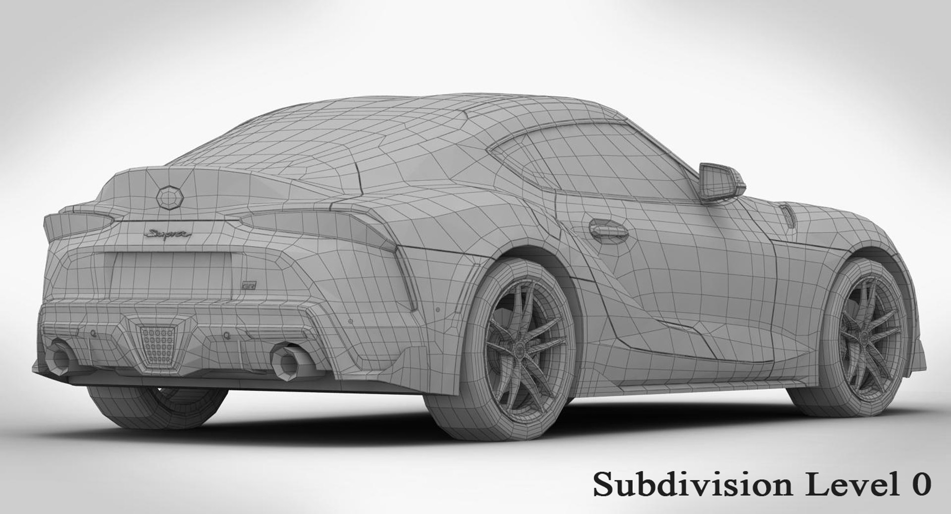 3D toyota supra gr model - TurboSquid 1455356
