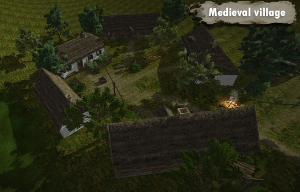 maya medieval wooden fortification
