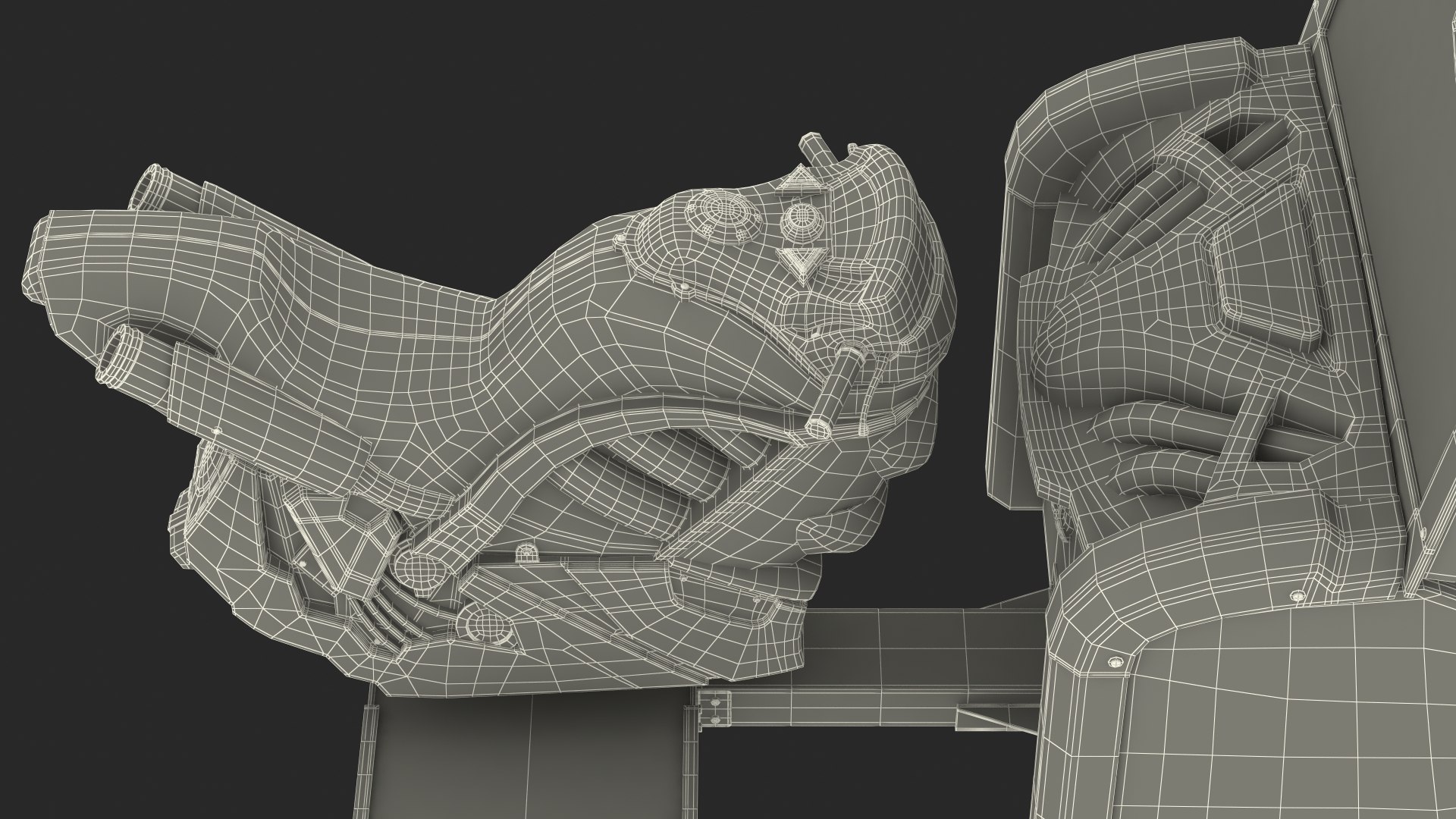 3D Motorcycle Racing Arcade Machine Off Model - TurboSquid 1745157