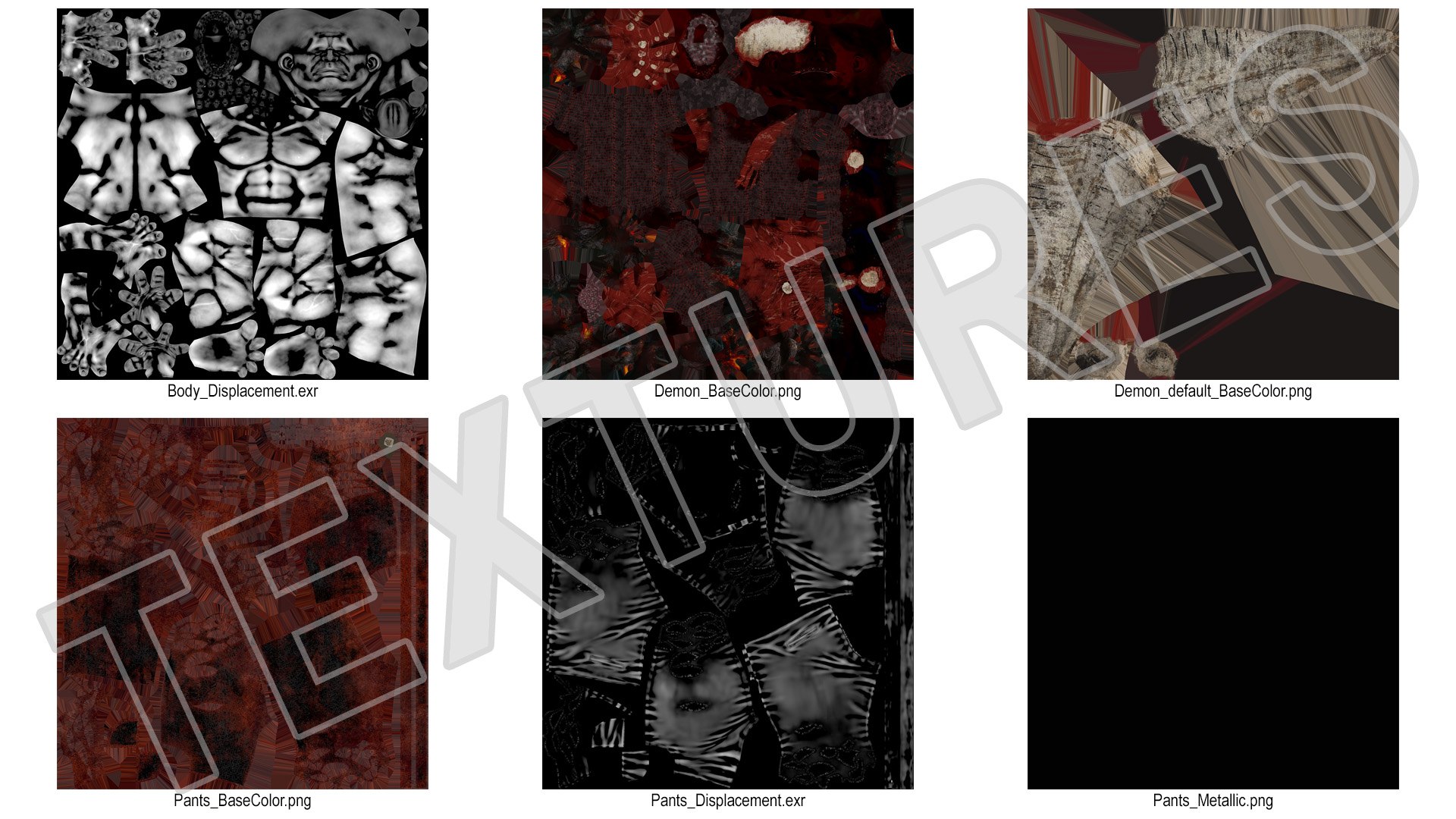 3D Infernal Muscular Demon Humanoid Dark - TurboSquid 2434425