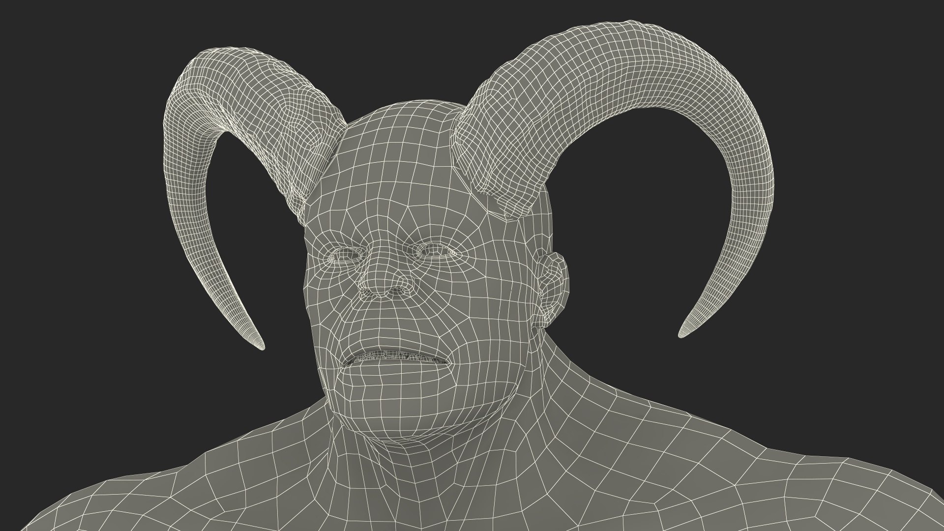 3D Infernal Muscular Demon Humanoid Dark - TurboSquid 2434425