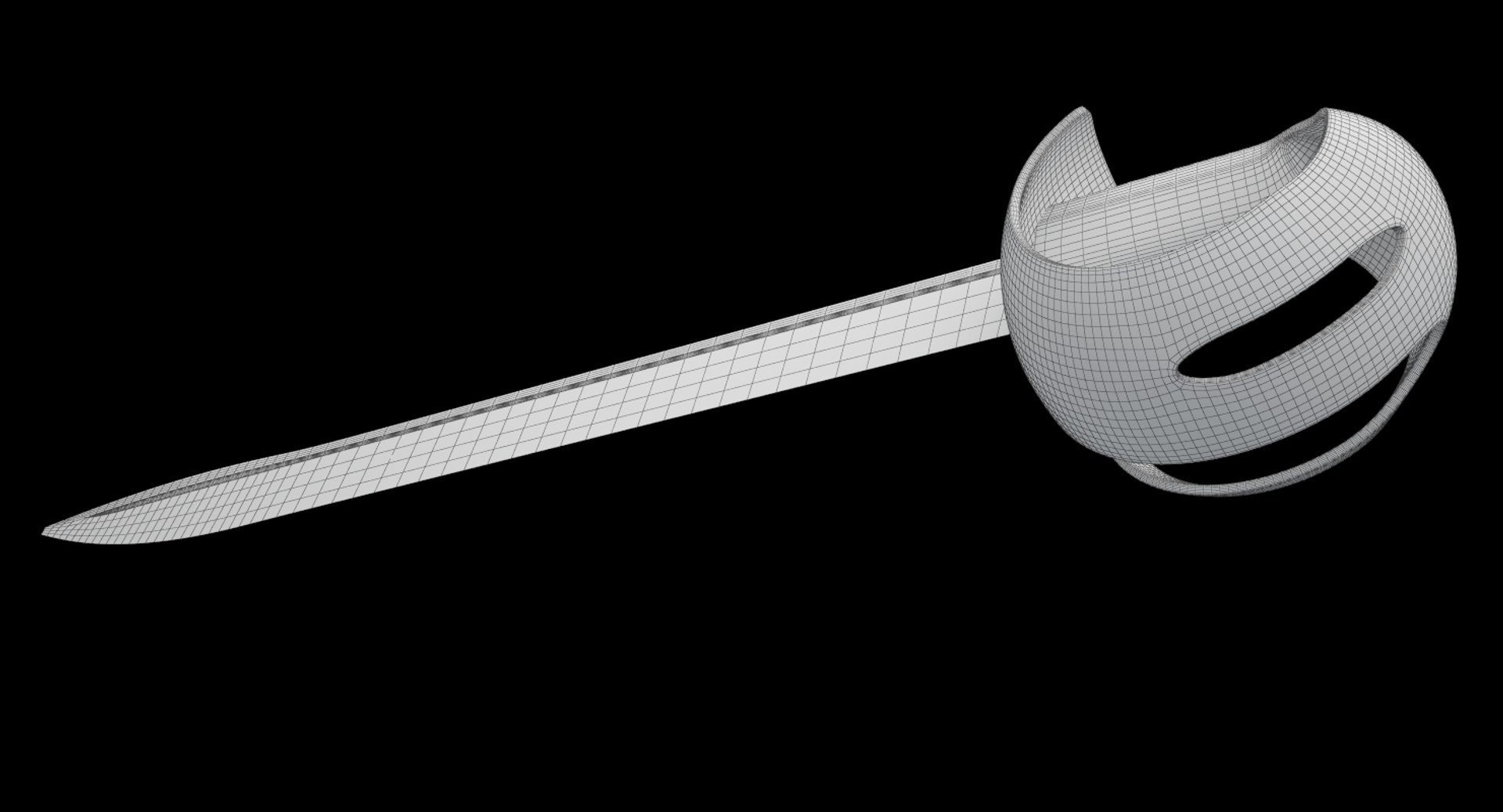 3D Cutlass - TurboSquid 1391513