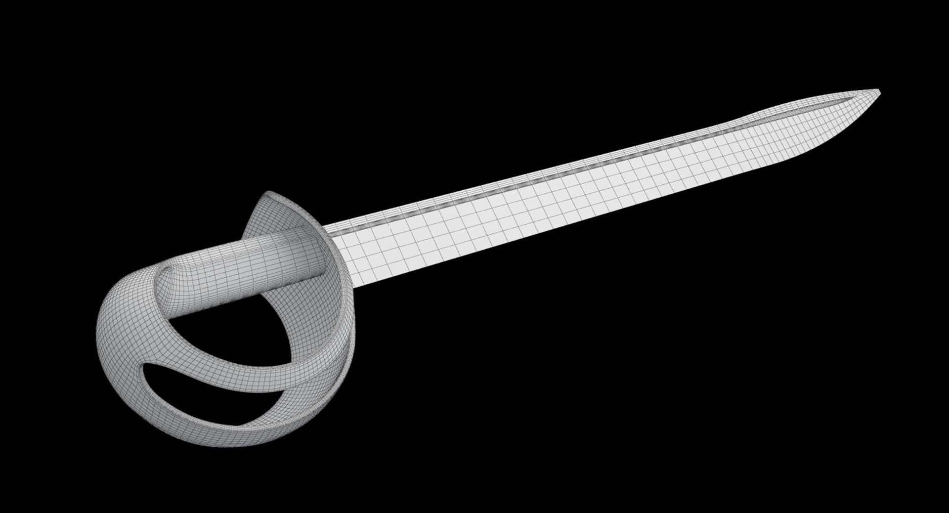 3D Cutlass - TurboSquid 1391513