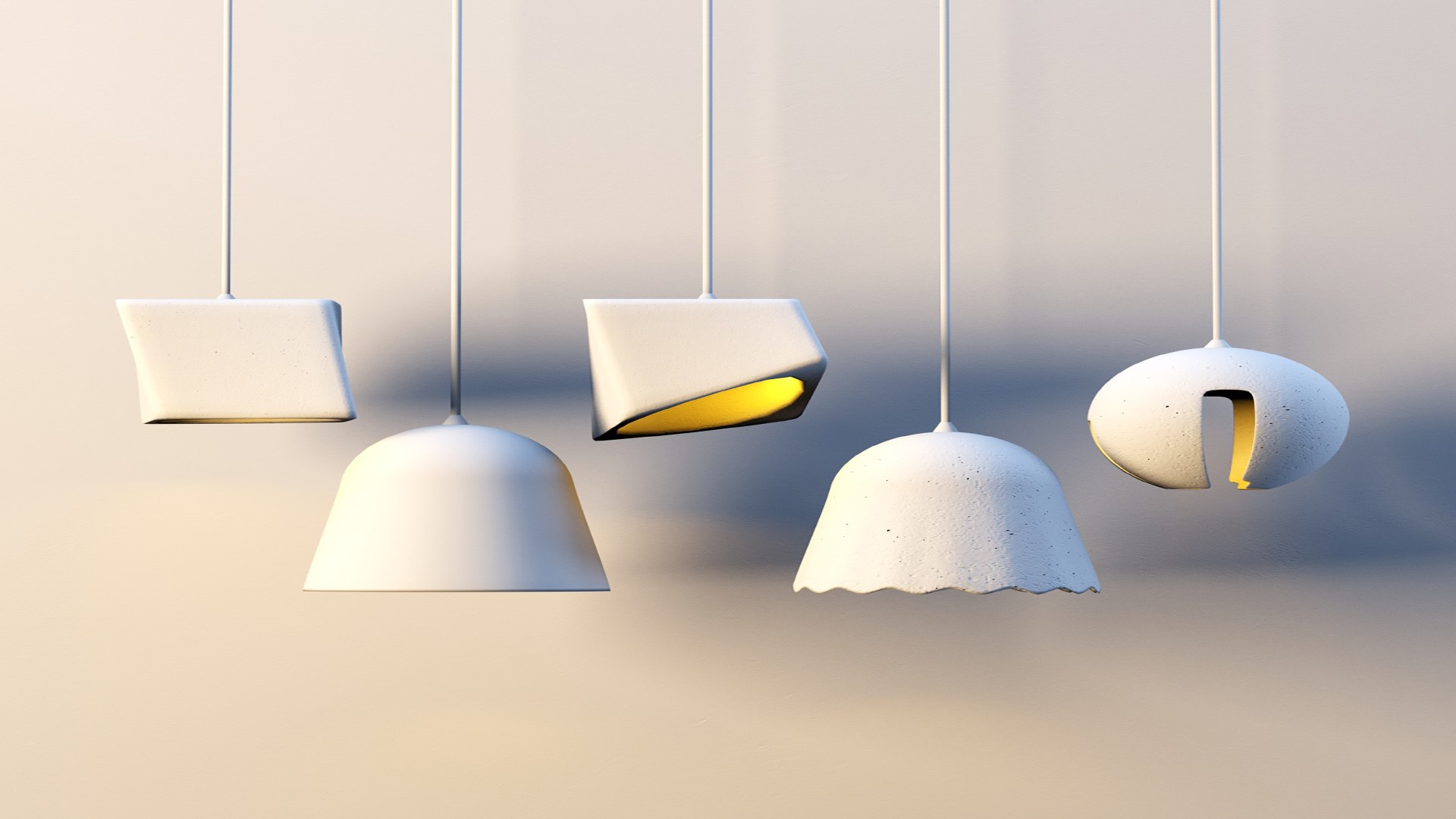 3D Stone Lightstone Lighting Collection Set 01 - TurboSquid 1915612