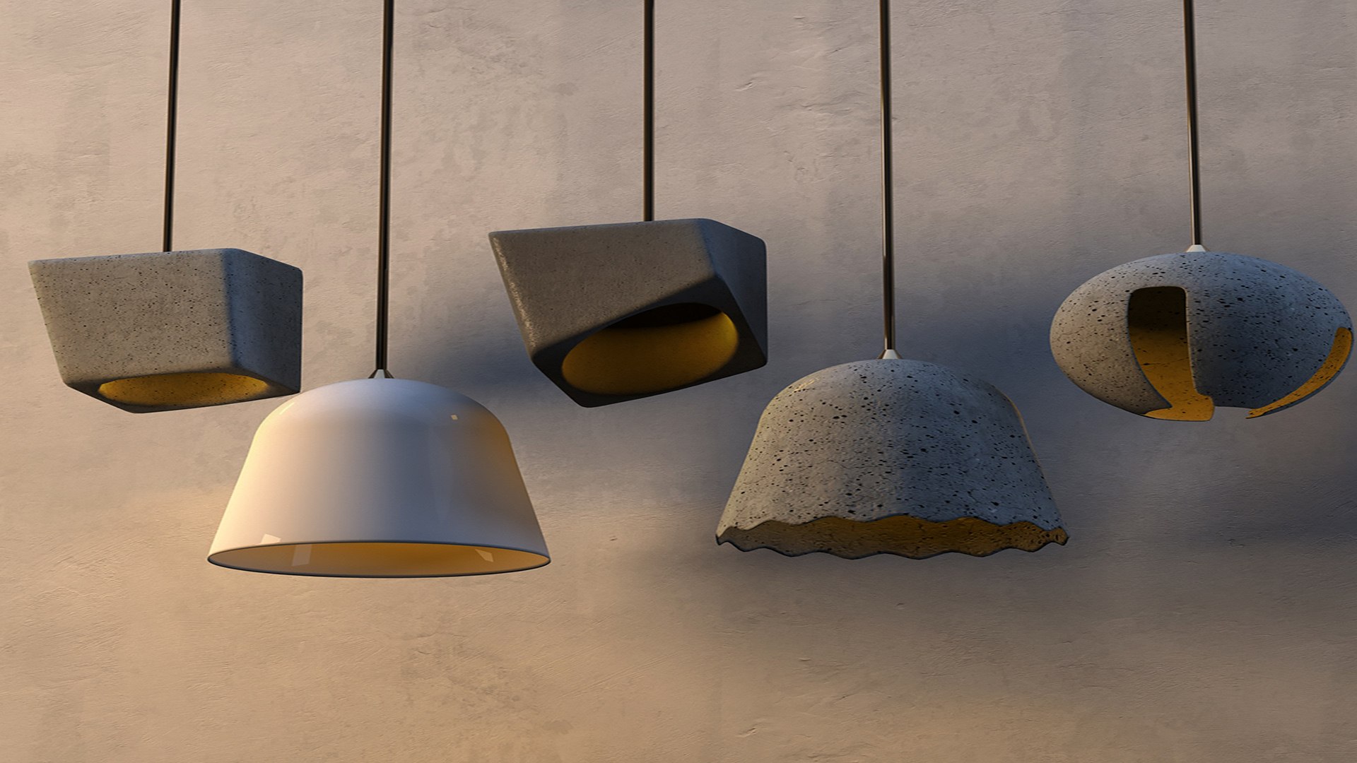 3D Stone Lightstone Lighting Collection Set 01 - TurboSquid 1915612