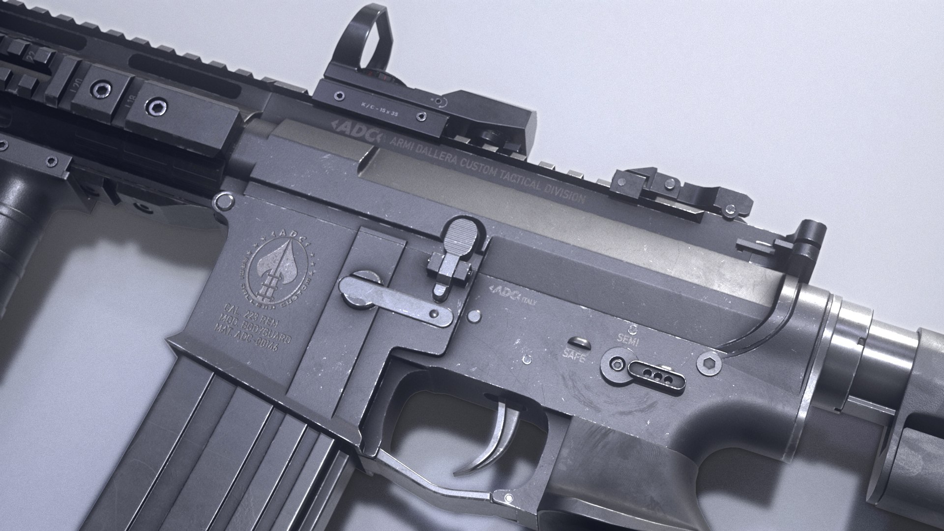 3D M4 Custom - TurboSquid 1810913