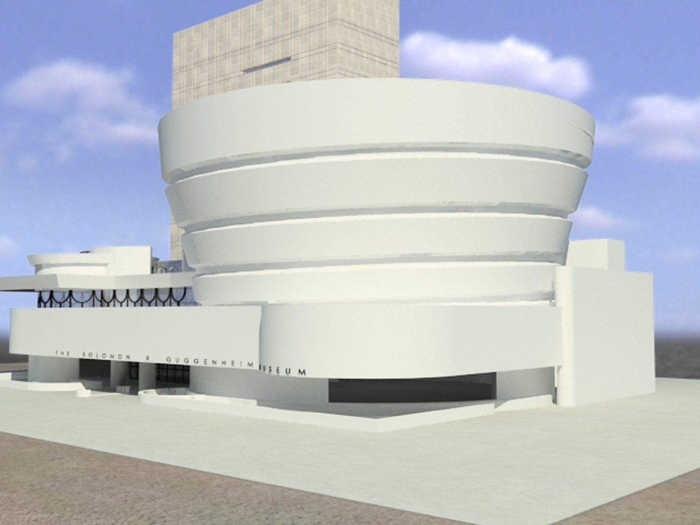 3d Guggenheim Museum Model