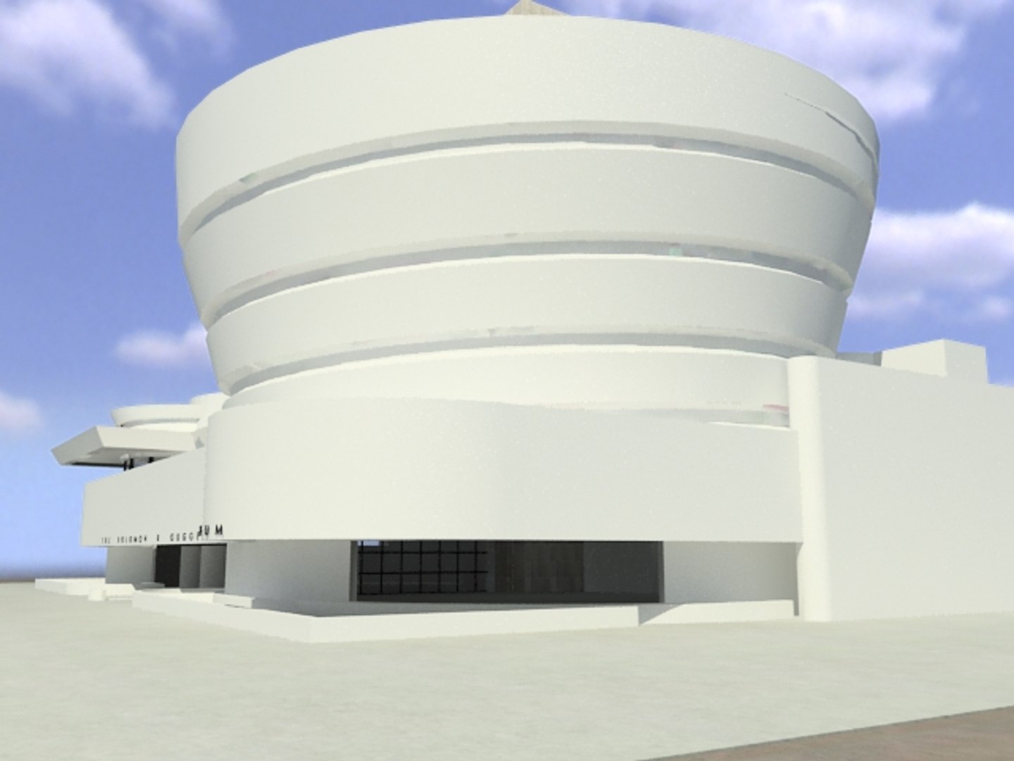 3d Guggenheim Museum Model